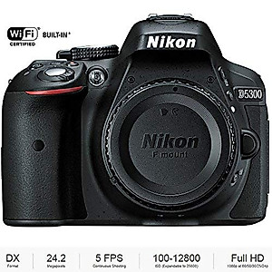 Nikon D5300 DX-Format 24.2 MP Digital SLR Camera Body - (Renewed)
