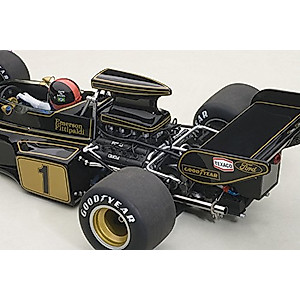 Autoart Lotus 72E 1973 Emerson Fittipaldi #1 with Driver Figure in Cockpit 1/18 Model Car