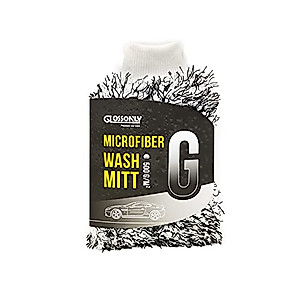 Microfiber Car Wash Mitt, Premium Super Absorption Car Wash Sponge - Scratch Free, Lint-Free for Cars, Trucks, SUV, Boat & Motorcycle