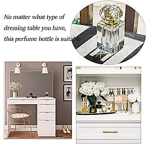 H&D HYALINE & DORA H&D Crystal Perfume Bottles Empty Refillable Decorative Bottles Glass Bottles for Home Decor Lady Gift