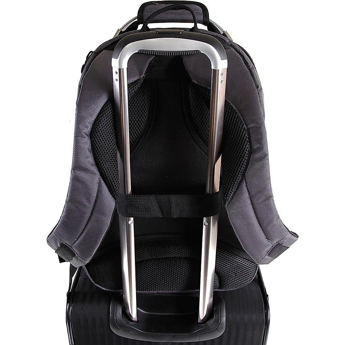 Perry Ellis Men's M325 Business Laptop Backpack with Tablet Compartment, Charcoal, One Size
