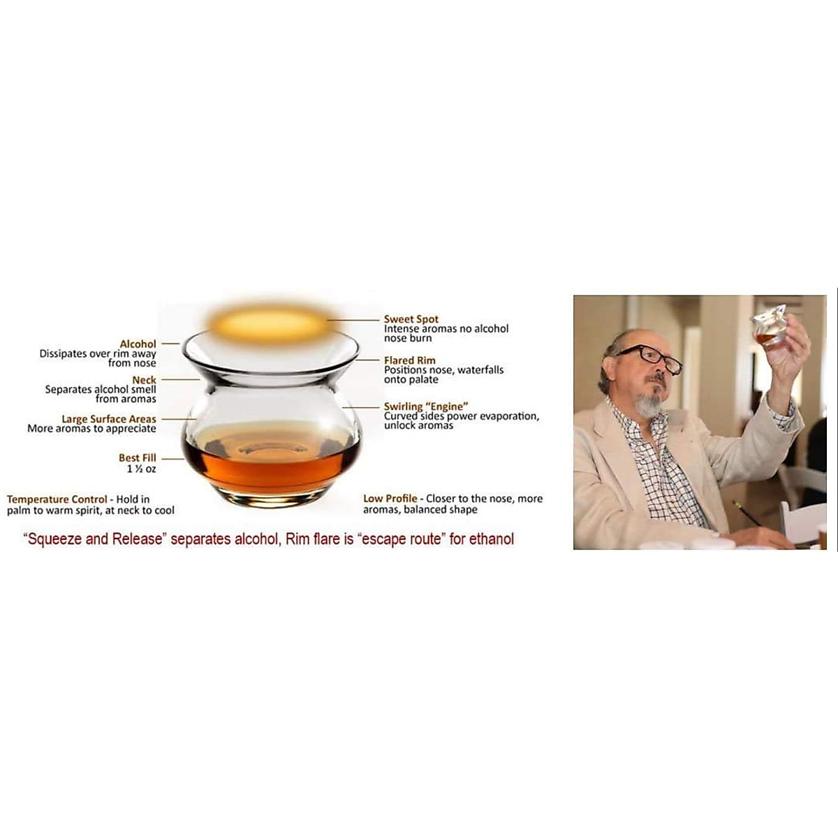 The NEAT Glass The Experience Neat Whiskey Glass Official Competition Judging Glass (1)