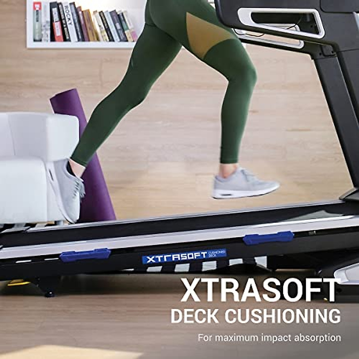 XTERRA Fitness TRX5500 Premium Performance Series Folding Treadmill, Large XTRASoft Cushioned Running Deck, LCD Display, Handlebar Speed and Incline Controls, Variety of Programs, FTMS Bluetooth