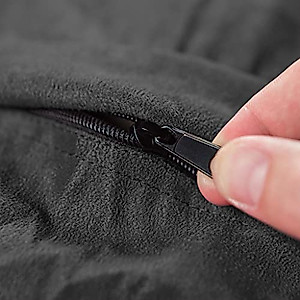 Sofa Sack - Plush, Ultra Soft Bean Bag Chair - Memory Foam Bean Bag Chair with Microsuede Cover - Stuffed Foam Filled Furniture and Accessories For Dorm Room - Charcoal 4'