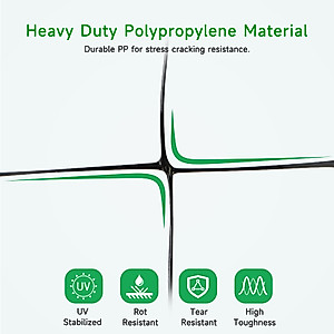 GreatBuddy Garden Netting, 7 x 100ft Deer Netting Anti Birds, Squirrels or Other Animals, Perfect for Garden Plants Fruit Trees Vegetables Protection, Heavy Duty and Reusable