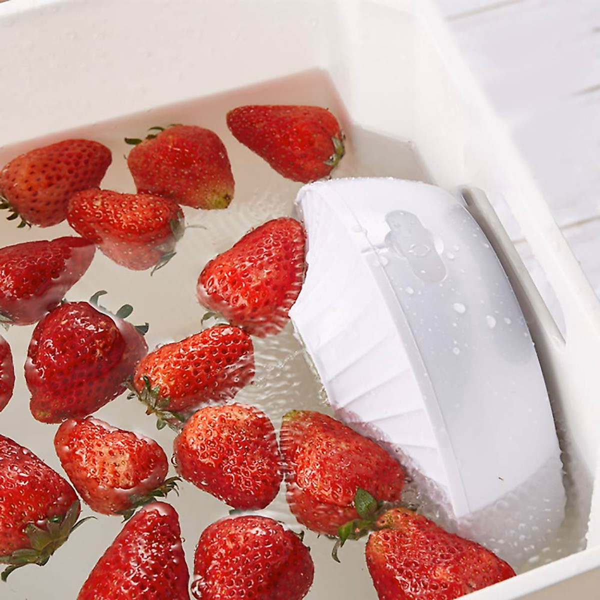 Mini Ultrasonic Dishwasher, Rechargeable Portable Kitchen Cleaner with Bubble Spray Brush and 10 Minutes Timing Function ()