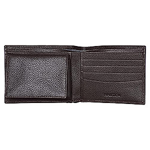 Nautica Mens Classic Leather Bifold Wallet, J-Class - Brown