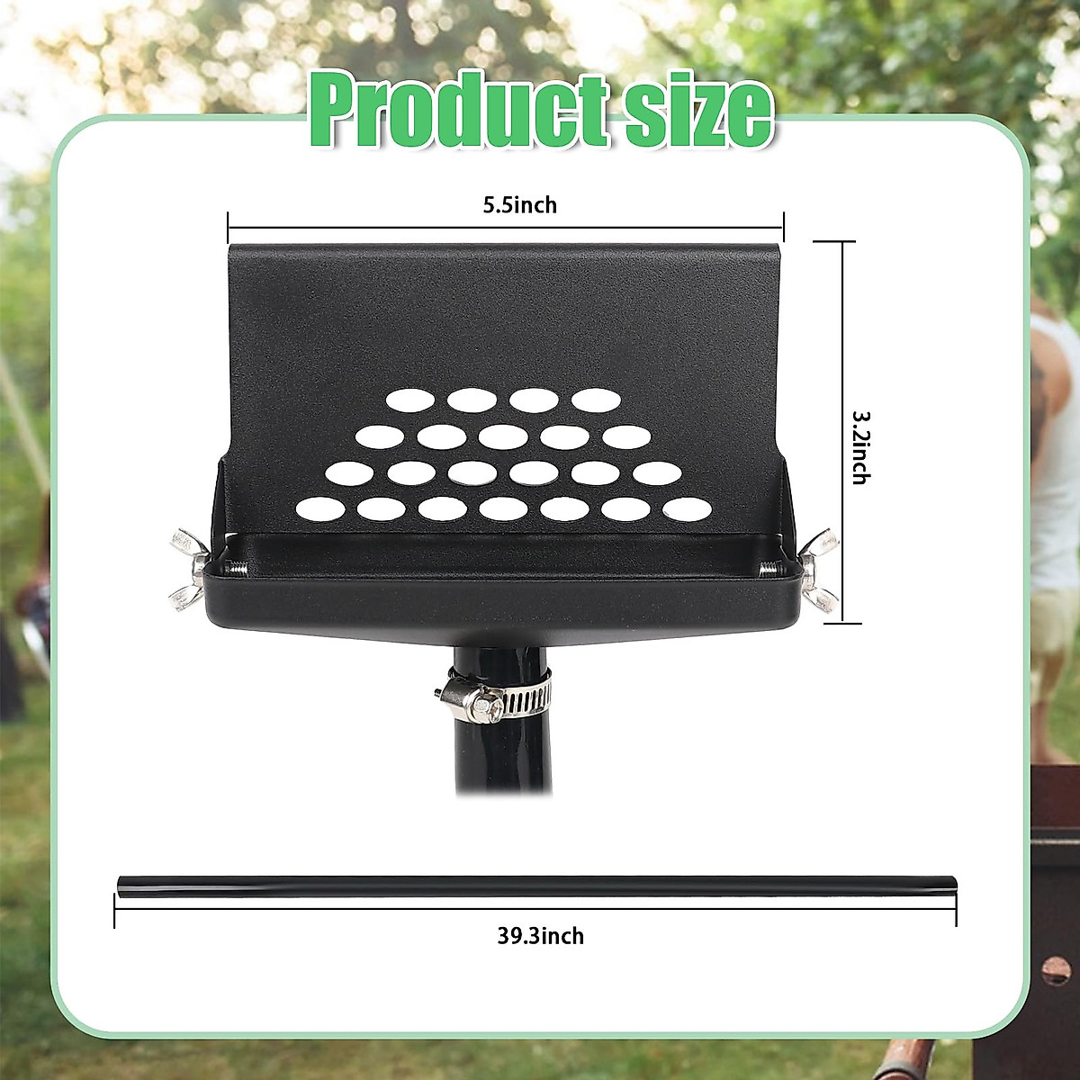 Upgrade Blackstone Grease Catcher - Rear Drainage Funnel for Blackstone Griddle - 17", 22", 28", 36" Sizes