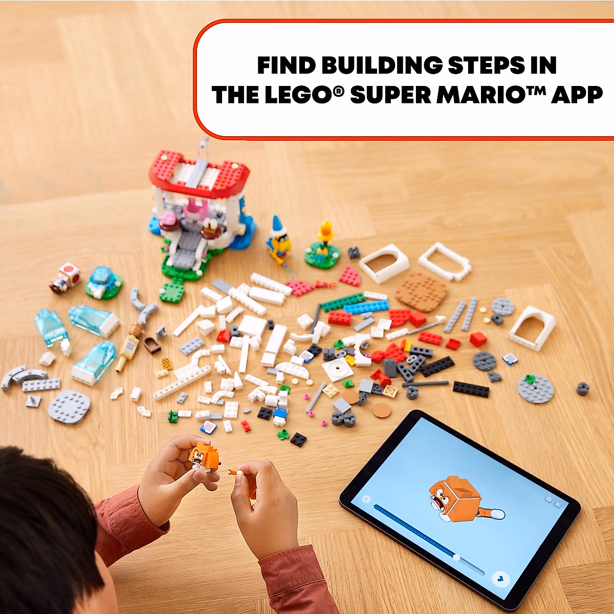 LEGO Super Mario Cat Peach Suit and Frozen Tower Expansion Set 71407 Building Toy Set for Kids, Boys, and Girls Ages 7+ (494 Pieces)