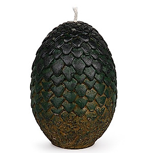 Game of Thrones Dragon Egg Replica Candles, Set of 3 - Great Easter Gift for House of The Dragon & GoT Fans - Unscented - 2 1/2"