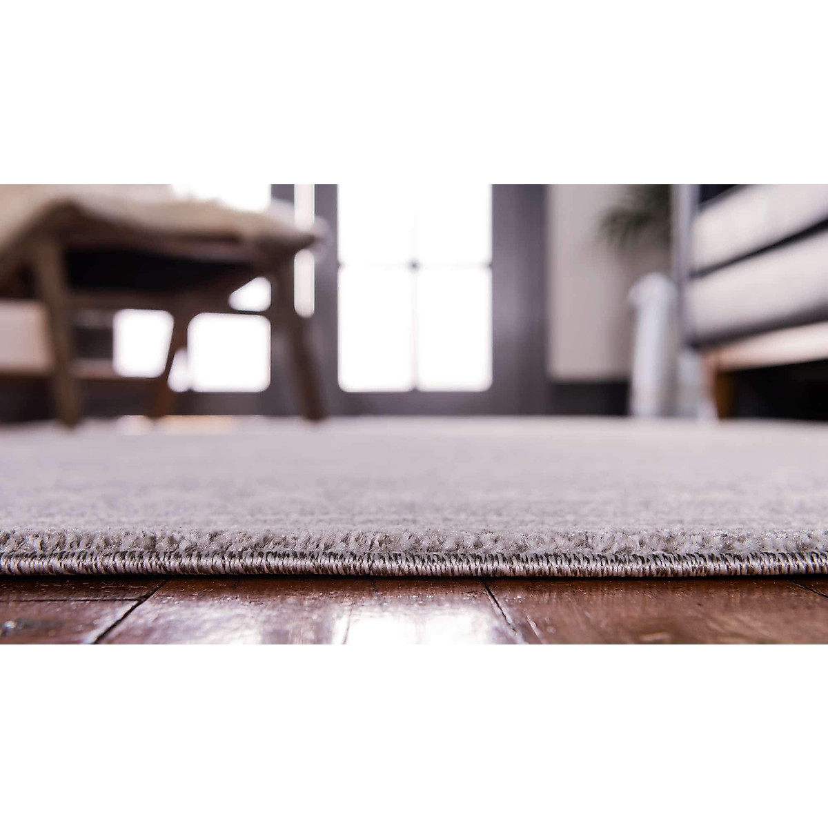 Unique Loom Fez Collection Tribal, Moroccan, Bohemian Area Rug, Runner 2' 0" x 6' 1", Gray/Beige