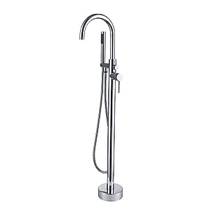 Freestanding Bathtub Faucet with Hand Shower