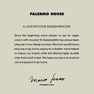 PALERMO HOUSE Dune Outdoor Ottoman | Zero Gravity Vinyl Patio Ottoman for Adults | Water-Resistant Ottoman for Porch, Balcony Furniture and Backyard (Vinyl, Oat)