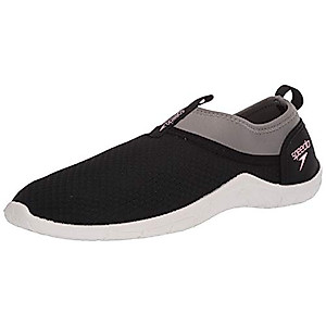 Speedo Women's Water Shoe Tidal Cruiser, Black/Pink, 7 Womens US