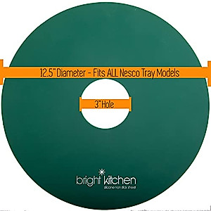 4 Silicone Dehydrator Sheets NON-Toxic for Nesco Round Dehydrators Fruit Roll Up Fruit Leather Circle ReUsable Flexible Non Stick - 4 FLAT Sheets