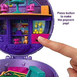Polly Pocket Dolls & Accessories, Compact Playset with 2 Micro Dolls, 15 Toy Pieces & 1 Fashion Piece, Double Play Skating