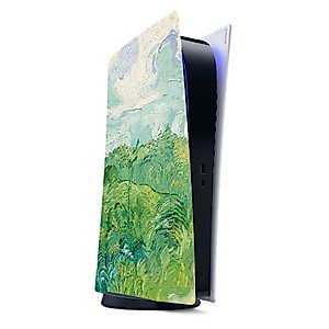 MightySkins Gaming Skin for PS5 / Playstation 5 Digital Edition - Green Wheat Fields | Protective Viny wrap | Easy to Apply and Change Styles | Made in The USA