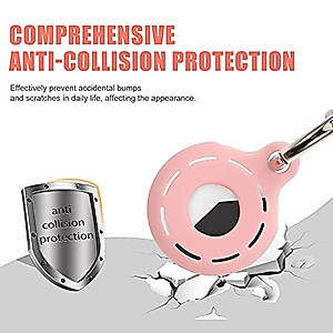 Hemobllo Lids 2PCS Anti- Scratch Cover Silicone Lint Shell Compatible for AirTag Covers