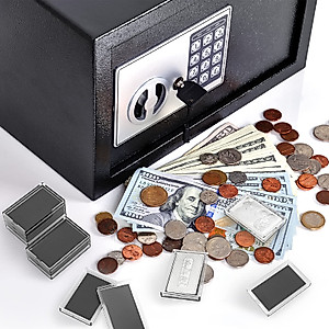 Yncotte 1 Oz Silver Bar Holder, 20 Pcs Silver Bar Capsule Storage Bar Capsule Container for 1 Ounce Silver Bar