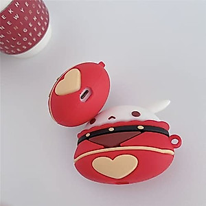 HENJI Case for Airpods Pro, Cute Cartoon Knights of Favonius Klee Earphone Cases for Airpods Pro, Hot Game Cover with Hook for Girls Kids Women Men (Jumpy Dumpty)