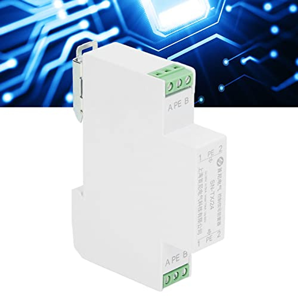 Mxzzand Voltage Surges Protector, RS485 Surge Protection Device Wide Application Quick Response for Equipment