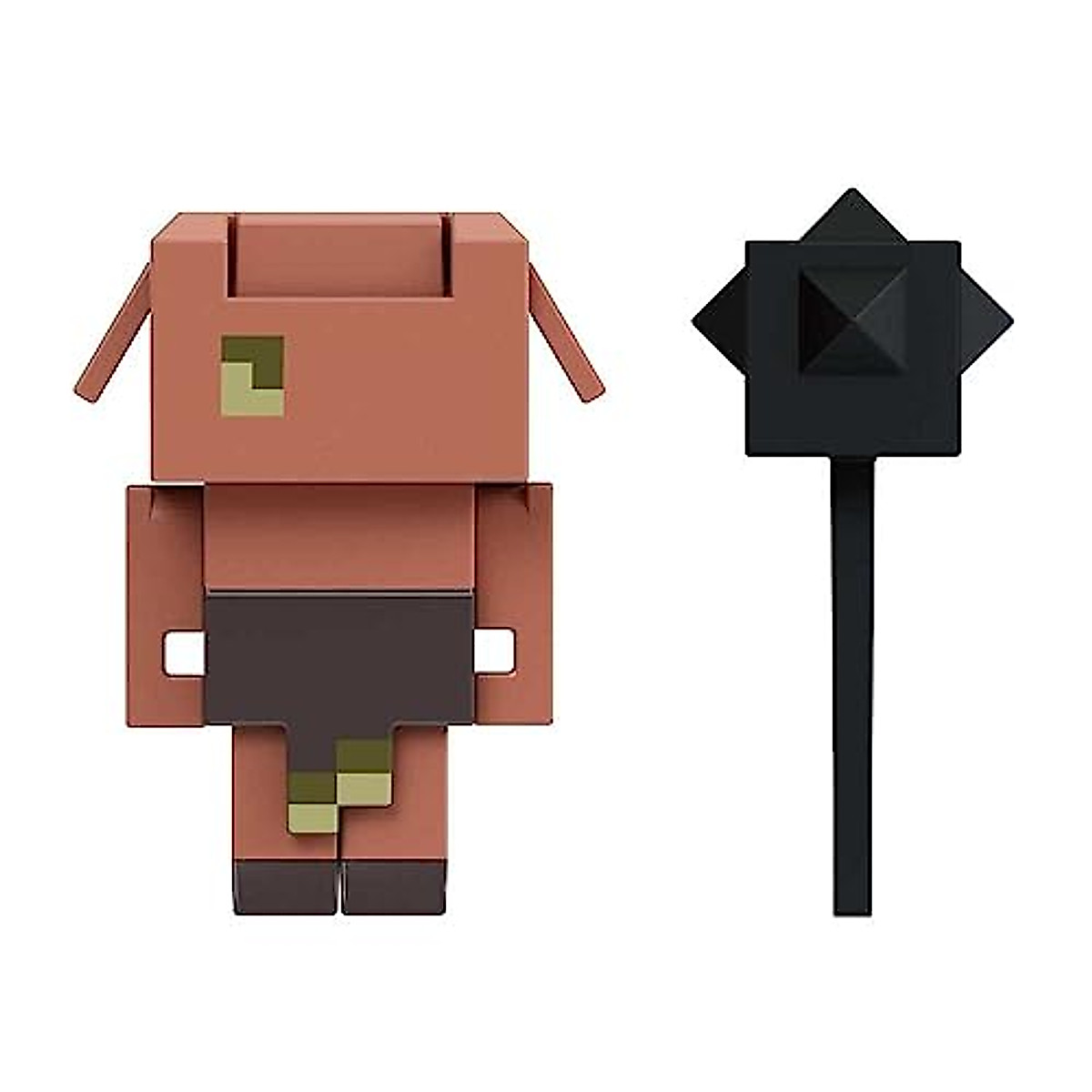 Mattel Minecraft Legends 3.25-inch Action Figures with Attack Action and Accessory, Collectible Toys (Piglin Runt)