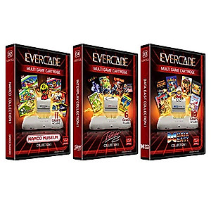 Evercade Premium Pack [EU] Includes 3 Cartridges: Atari Volume 1, Namco Museum Volume 1, and Interplay Volume 1