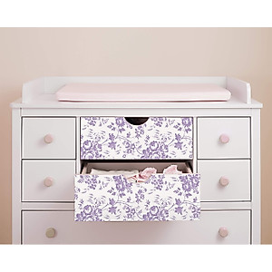 Con-Tact Brand Creative Covering, 18-Inches by 9-Feet, Toile Lavender Self-Adhesive Vinyl Drawer and Shelf Liner, x 9'