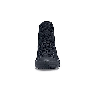 Shoes for Crews Pembroke, Men's, Women's, Unisex, Slip Resistant, High Top Work Sneakers, Canvas, Men's Size 10.5, Women's Size 12