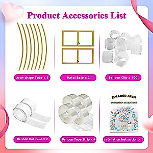 Fomcet 9.2FT Large Round Backdrop Stand Gold Metal Circle Wedding Balloon Arch Frame for Wedding Ceremony Anniversary Birthday Party Baby Shower Photo Background Decoration