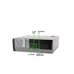 Dell OptiPlex 9020 Small Form Computer Desktop PC, Intel Core i5 3.4GHz Processor, 16GB Ram, 512GB M.2 Solid State, Wireless Keyboard & Mouse, Wi-Fi & Bluetooth, Windows 10 Pro (Renewed)