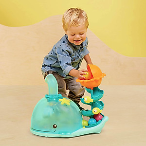 B. toys- B. play- Musical Whale Ball Popper with Lights – Developmental Sensory and Fine Motor Development- Baby Toy with 5 Balls- Babies, Toddlers- Poppity Whale- 9 months +