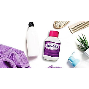 MiraLAX Laxative Powder for Gentle Constipation Relief, #1 Dr. Recommended Brand, 45 Dose Polyethylene Glycol 3350, Stimulant-Free, Softens Stool