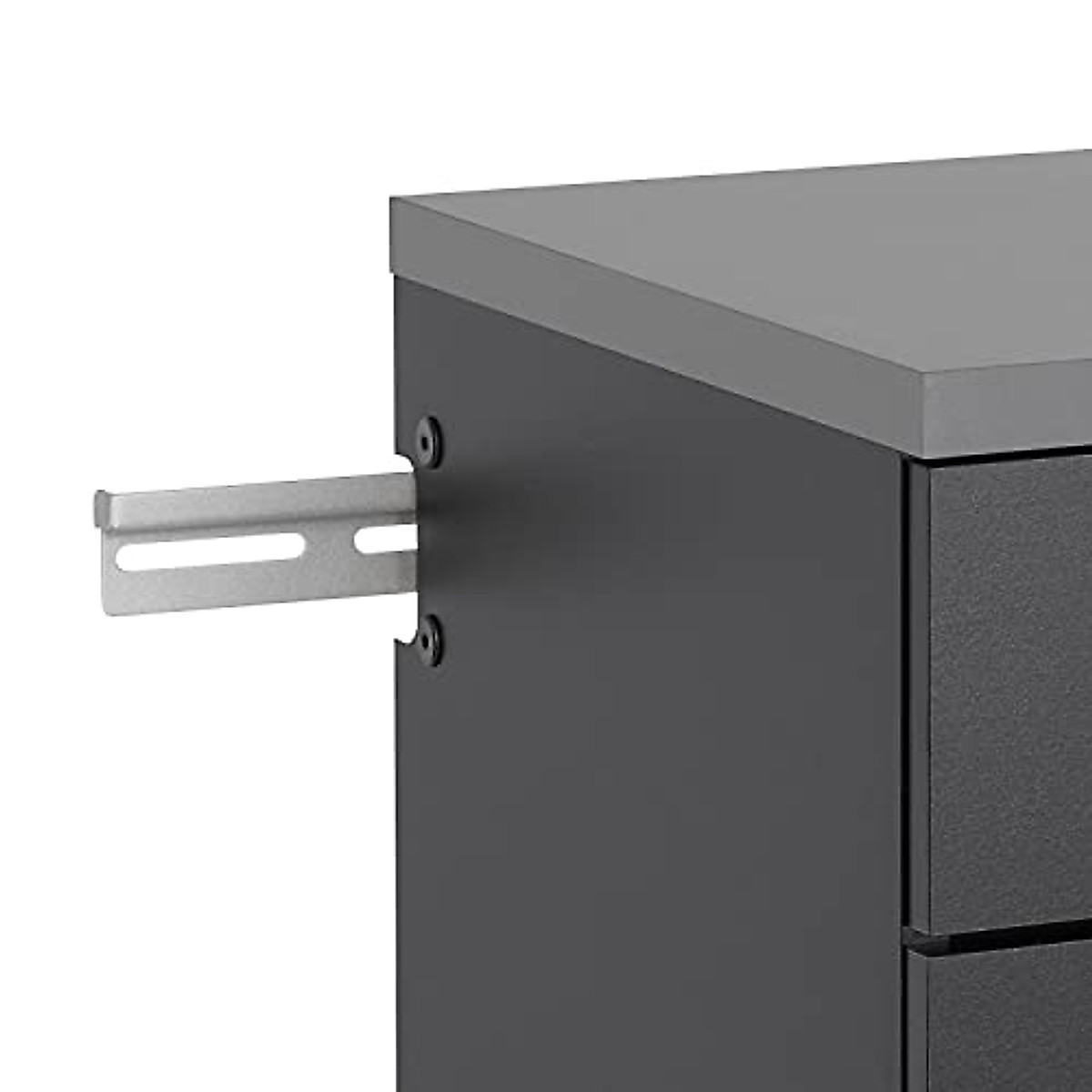 Prepac HangUps 3-Drawer Base Storage Cabinet, Black