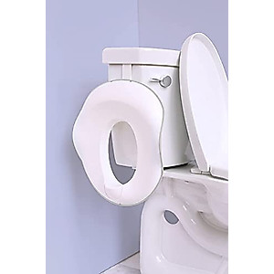 Ubbi Multi-Use Potty and Utility Hook, No Hardware Or Installation Needed, Durable and Sturdy to Hang Over Toilet Tank Or Door, White
