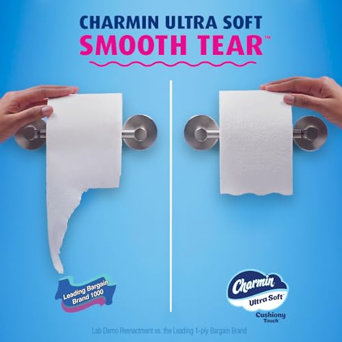 Charmin Ultra Soft Cushiony Touch Toilet Paper, 30 Family Mega Rolls = 153 Regular Rolls