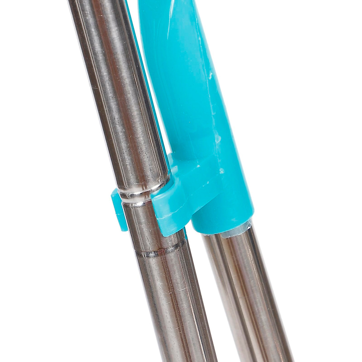 HOLIDYOYO Broom and Dustpan Set with Long Handle Stainless Steel Broomstick Standing Dust Pan for Floor Home Office Lobby A