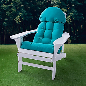 Enipate Adirondack Chair Cushions Set of 2, Weather Resistant Patio Chair Cushion for Adirondack, Thicken Outdoor Seat Pads High Back Rocking Chair Cushion