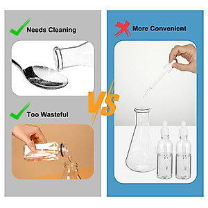 Lusofie 6PCS Glass Dropper Pipettes Beverage Mix Configurator Suitable Bubly SodaStream Drop Flavor Seltzer Flavor Drops for Sparkling Flavor SodaStream Accessories Mix Carbonated Drink Mix