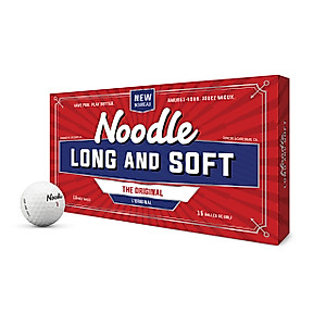 TaylorMade 2018 Noodle Long & Soft Golf Ball, White (Pack of 15)