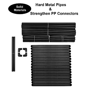 Easyhouse 10 Tier Metal Sturdy Shoe Rack, Narrow Tall Shelf Organizer for Entryway, Closet, Bedroom