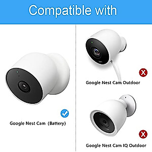 Koroao Wall Mount Magnet Bracket Compatible for Google Nest Cam and Wyze Cam Pan V3 Camera (Battery)