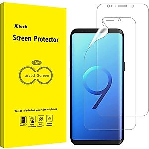 JETech Screen Protector for Samsung Galaxy S9 (NOT for S9+), TPU Ultra HD Film, Case Friendly, 2-Pack
