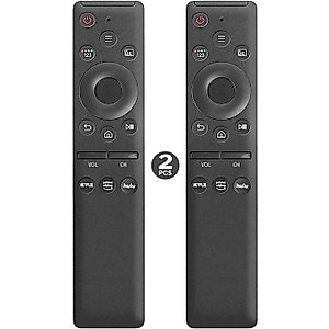 【Pack of 2】 Universal Remote Control for All Samsung TVs, Replacement Samsung Frame Crystal UHD Neo QLED OLED 4K 8K Smart TVs Remote with Netflix, Prime Video, hulu