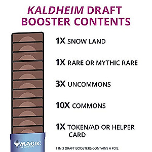 Magic: The Gathering Kaldheim Draft Booster Box | 36 Packs (540 Magic Cards)