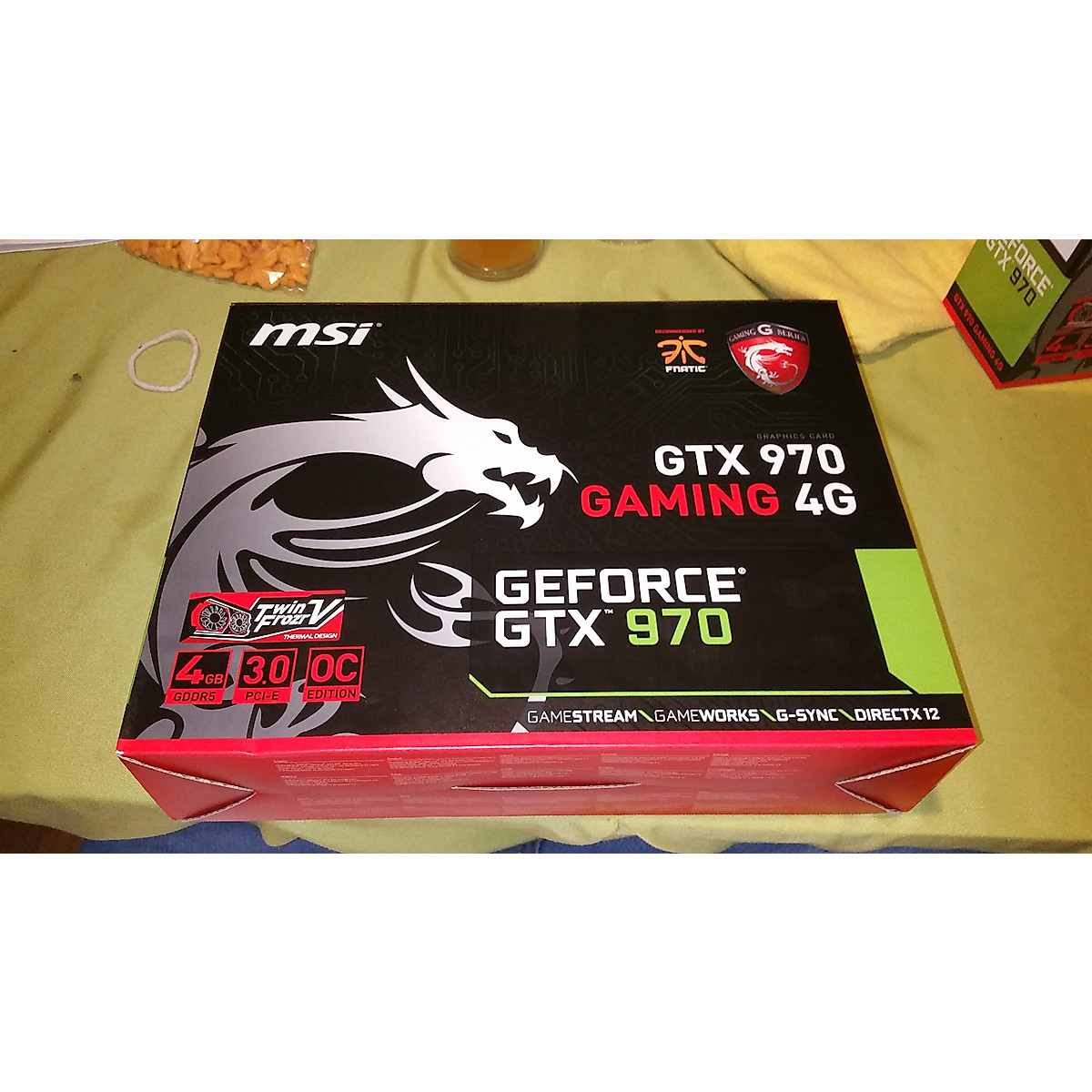 MSI GAMING GeForce GTX 970 4GB OC DirectX 12 VR READY (GTX 970 GAMING 4G)
