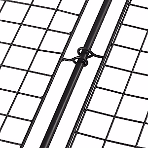 5 Panels Decorative Garden Fence 15ft (L) x 39in (H) No Dig Dog Animal Barrier Fencing, Rustproof Metal Wire Border Flower Edging for Yard Landscape Patio Outdoor Decor