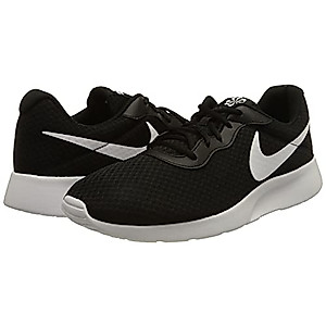 Nike Mens Tanjun Black/White-Barely Volt-Black 6.5
