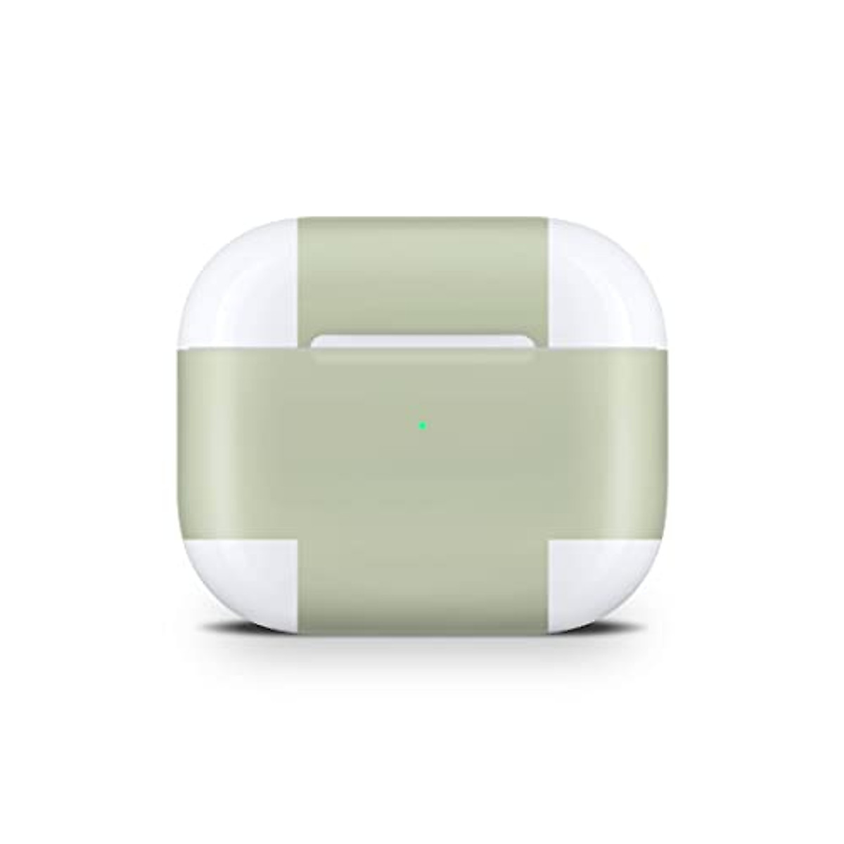 TACKY DESIGN Solid Skin for Apple Airpod 3 Skins,Classic Color Airpods 3 Sticker for airpods 3 (2021),Vinyl 3m, Airpod Stickers for Earbuds and case, airpods Skins Protective Full wrap Cover (Green)