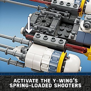 LEGO Star Wars A New Hope Yavin 4 Rebel Base, Star Wars Playset with a Command Room, Medal Ceremony Stage, Y-wing Starfighter, 12 Star Wars Figures and More, Fun Gift for Kids Ages 8 and Up, 75365